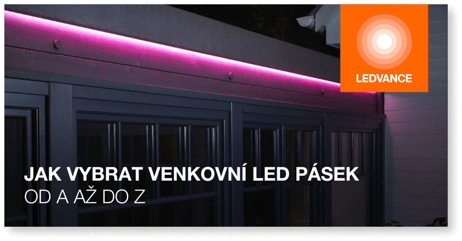 Kvalitní venkovní LED pásek